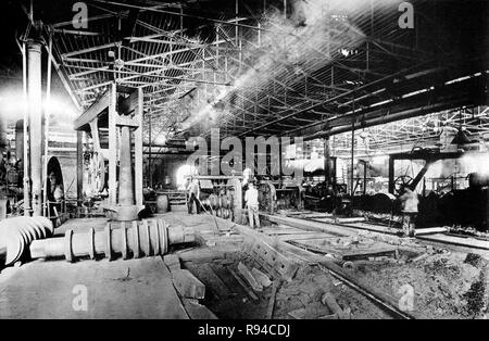 Workington Steel Works Rail MIll early 1900s Stock Photo - Alamy