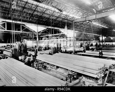 Workington Steel Works Rail Shop early 1900s Stock Photo - Alamy