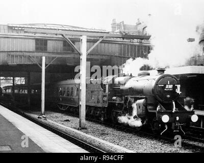 Train station at Stoke on Trent where travellers wait for a virgin ...