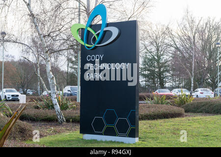 Cody Technology Park - sign outside the campus in Farnborough ...