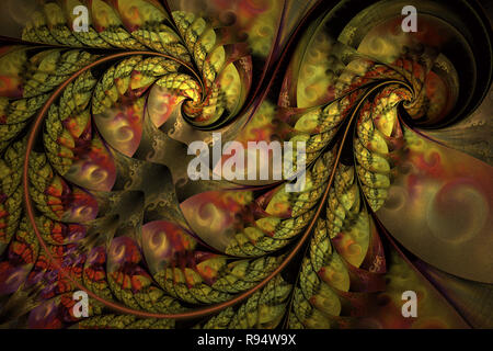 Fairy Infinite Abstract floral pattern. Bright colors and sparkling ...