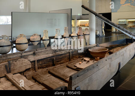 Antique Roman Barge discovered in the River Rhône in 2004 on Display in ...