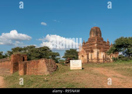 Thambula Temple, Tham Bula Paya, Bagan, Myanmar Stock Photo - Alamy