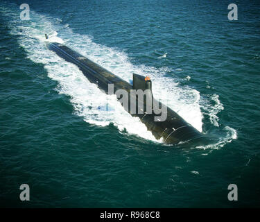 The sail of the nuclear-powered attack submarine USS BILLFISH (SSN-676 ...