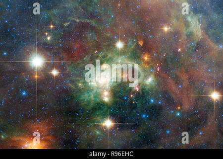 Beautiful space background. Cosmoc art. Elements of this image ...