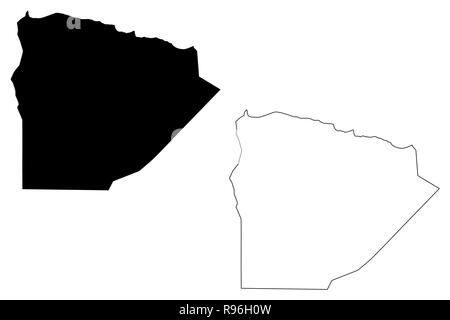 Matrouh Governorate (Governorates of Egypt, Arab Republic of Egypt) map ...