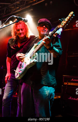 Las Vegas Guitarist, Chris Tofield, on stage at Vamped night club Stock ...