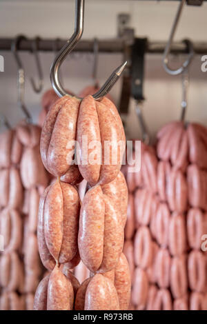 sausages in a cold room Stock Photo - Alamy