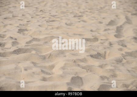 Beach sand with narrow depht of field Stock Photo - Alamy