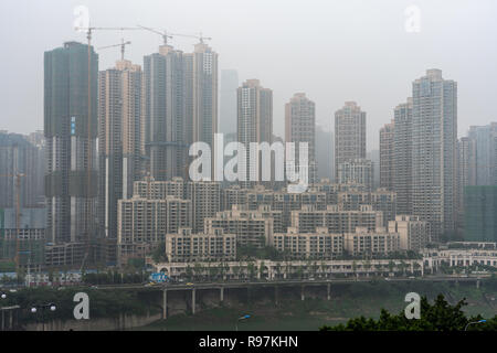 Tall buildings in Chongqing city Stock Photo - Alamy