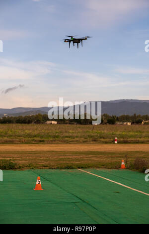 Drone used for exercises in a flying school. Drone used for an obstacle ...