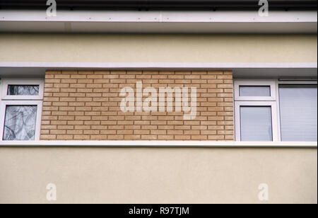 Weber Exterior Wall Insulation using Brick Slip Cladding Stock Photo ...