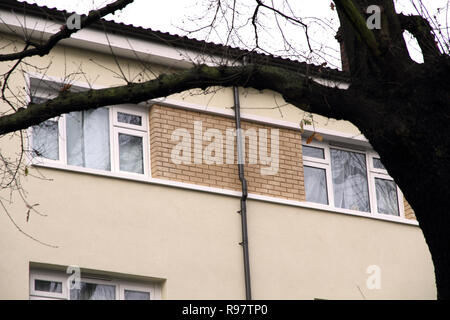 Weber Exterior Wall Insulation using Brick Slip Cladding Stock Photo ...