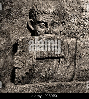 boy, syrinx, relief, limestone, 56 x 52 x 10.8 cm, c. 90 kg, Greco ...