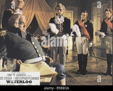 WATERLOO 1970 Columbia Pictures film with Rod Steiger as Napoleon Stock ...