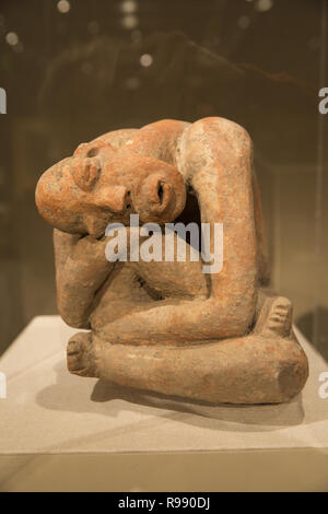 Inland Niger Delta Seated Figure. Mali, 13th century, Terracotta Stock ...