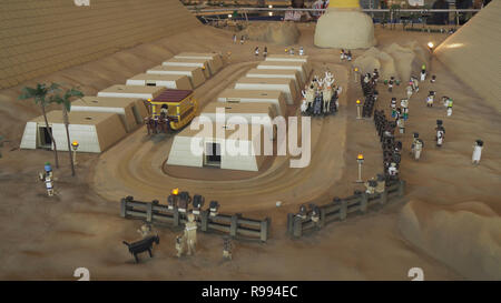 Exhibition of mock-ups of Egypt made of Lego pieces in Miniland ...