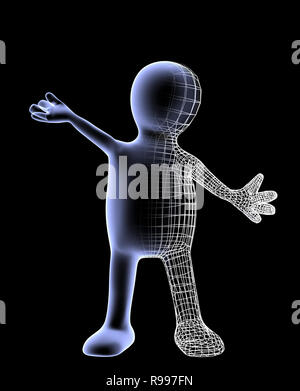 Transparent puppet - x-ray and wire Stock Photo - Alamy