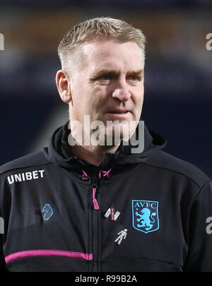 Aston Villa manager Dean Smith Stock Photo - Alamy