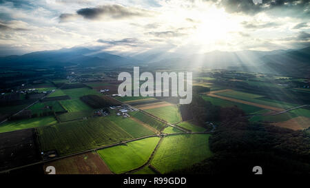 Aerial Photography of Shaft of Light Stock Photo - Alamy