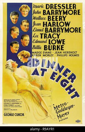 Dinner at 8 - Dinner at Eight Year: 1933 USA Jean Harlow, John ...