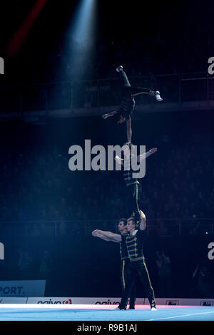 Noam Patel, Robin Casse, Jonas Anthoon and Hanees Garré performing a ...