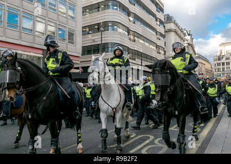 Police Crowd Control During An EDL Protest In Hanley Stoke-on-Trent ...