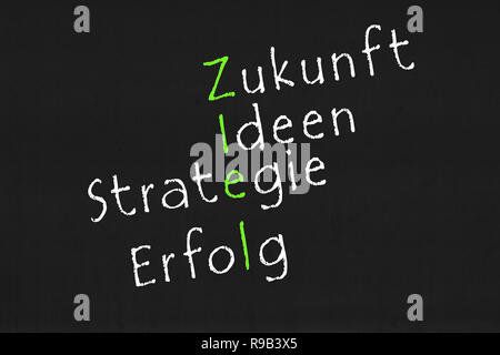 Target board words Stock Photo - Alamy