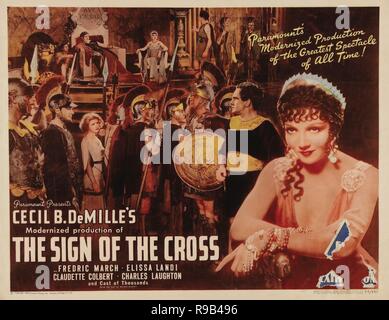 Original film title: THE SIGN OF THE CROSS. English title: THE SIGN OF ...