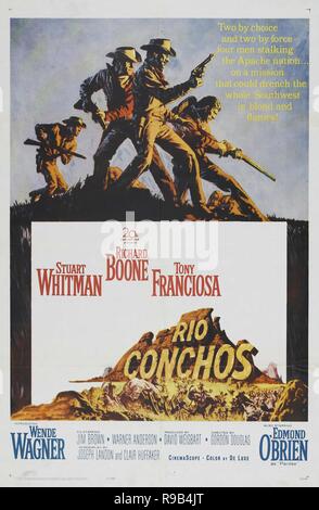 RIO CONCHOS 1964 20th Century Fox film with from left: Wende Wagner as ...