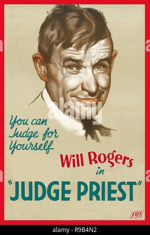 Original Film Title: JUDGE PRIEST. English Title: JUDGE PRIEST. Film ...