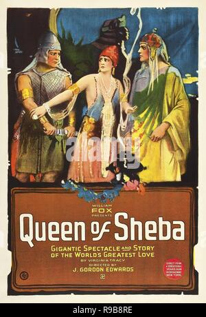 Original film title: THE QUEEN OF SHEBA. English title: THE QUEEN OF ...