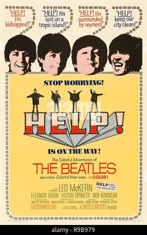 HELP ! 1965 United Artists film with the Beatles Stock Photo - Alamy