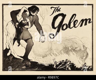 Golem 1920 Poster Stock Photo - Alamy