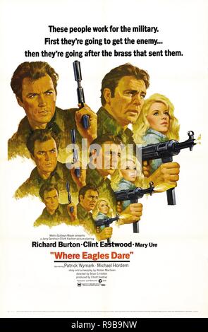 Original film title: WHERE EAGLES DARE. English title: WHERE EAGLES ...
