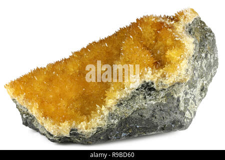 calcite from Grabiszyce, Poland isolated on white background Stock ...