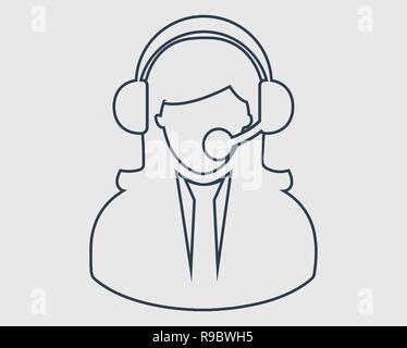 Costumer service call center Stock Vector Image & Art - Alamy