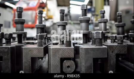 Engineering Jigs in a factory Stock Photo - Alamy