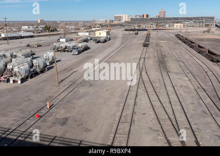 Albuquerque rail yards Stock Photo - Alamy