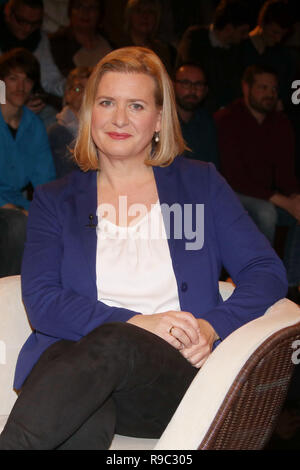 Guests at german TV talk show 'Markus Lanz' Featuring: Claudia Kade ...