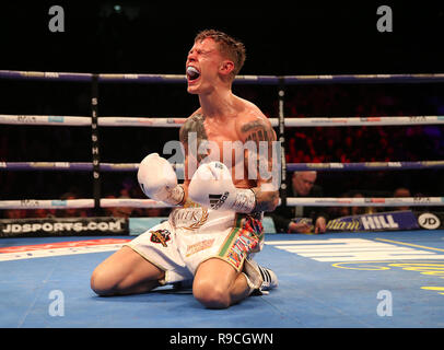 Charlie Edwards celebrates winning the WBC Flyweight Championship at ...