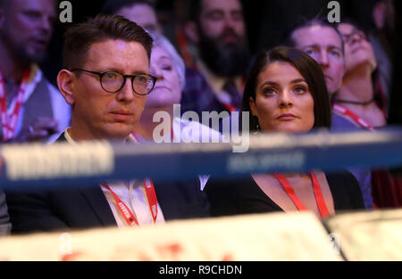 Christine Frampton, wife of Carl Frampton at Manchester Arena Stock ...