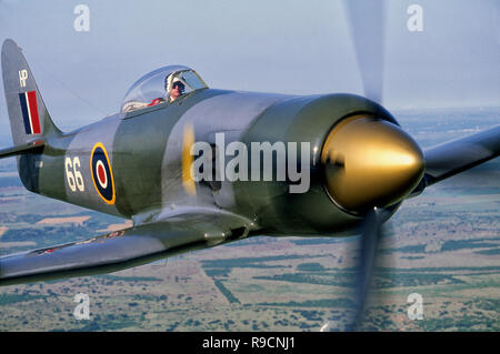 The Hawker Sea Fury was a British carrier-based fighter aircraft used ...