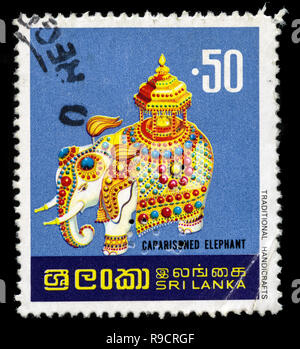 Sri Lankan postage stamp Stock Photo: 43429171 - Alamy