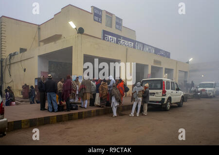 24-Dec-2014-Gaya Junction railway station-Bihar INDIA asia Stock Photo ...