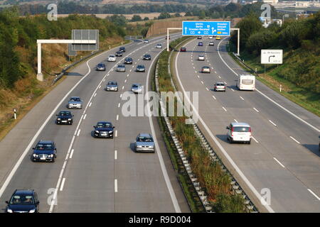 Dresden, highway A 4, Autobahn A 4 Stock Photo - Alamy