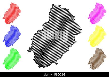 Kirikkale (Provinces of the Republic of Turkey) map vector illustration ...