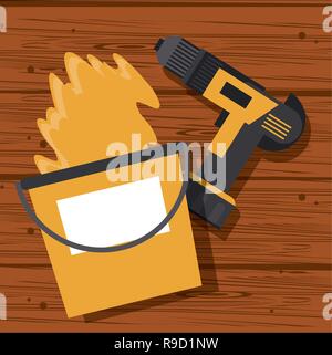 Construction tools and equipment cartoons Stock Vector Image & Art - Alamy
