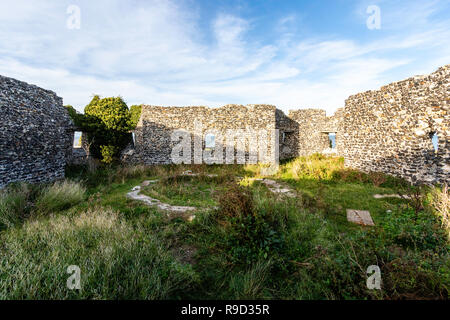 Neptune's Tower, AKA Arx Ruochim, cliff top building folly, or flint ...