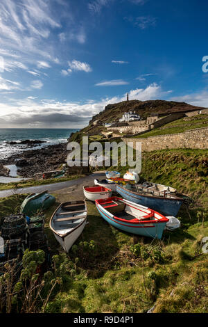 Cape Cornwall Cornwall Stock Photo - Alamy